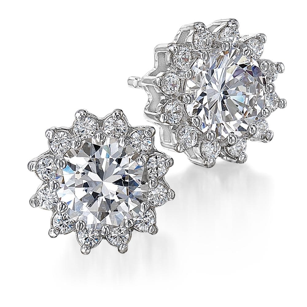 Dainty Flower Earrings – TruDiamonds International